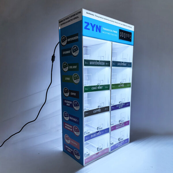 ZYN Nicotine Pouch LED Acrylic Display with Pusher System – PURA